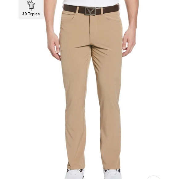 NEW CALLAWAY Mens Textured 5-Pocket Pant SIZE: 34x32 Pants